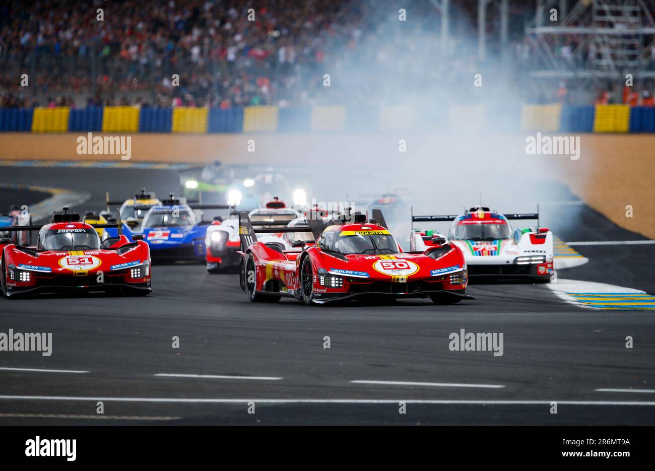 Le Mans, France. 10th June, 2023. 50 FUOCO Antonio (ita), MOLINA Miguel ...