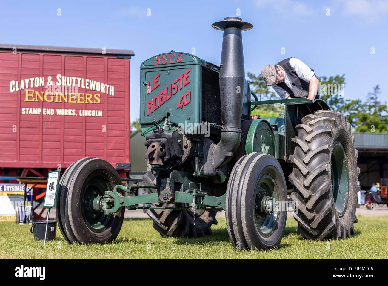 1935 HSCS K40 Tractor, on display at Shuttleworth on the 4th June 2023 ...