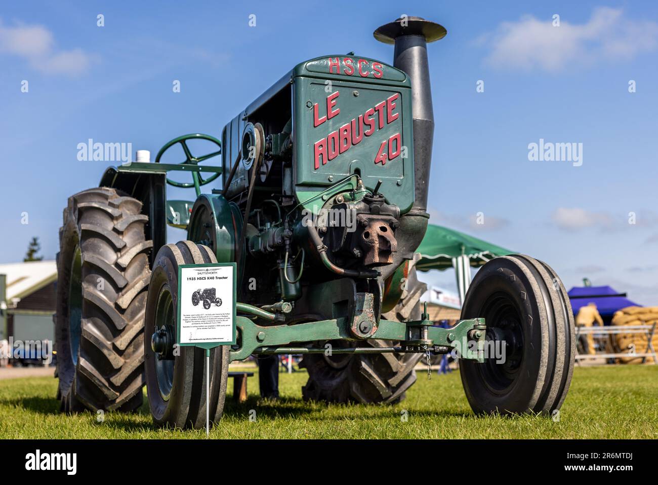 1935 HSCS K40 Tractor, on display at Shuttleworth on the 4th June 2023 ...