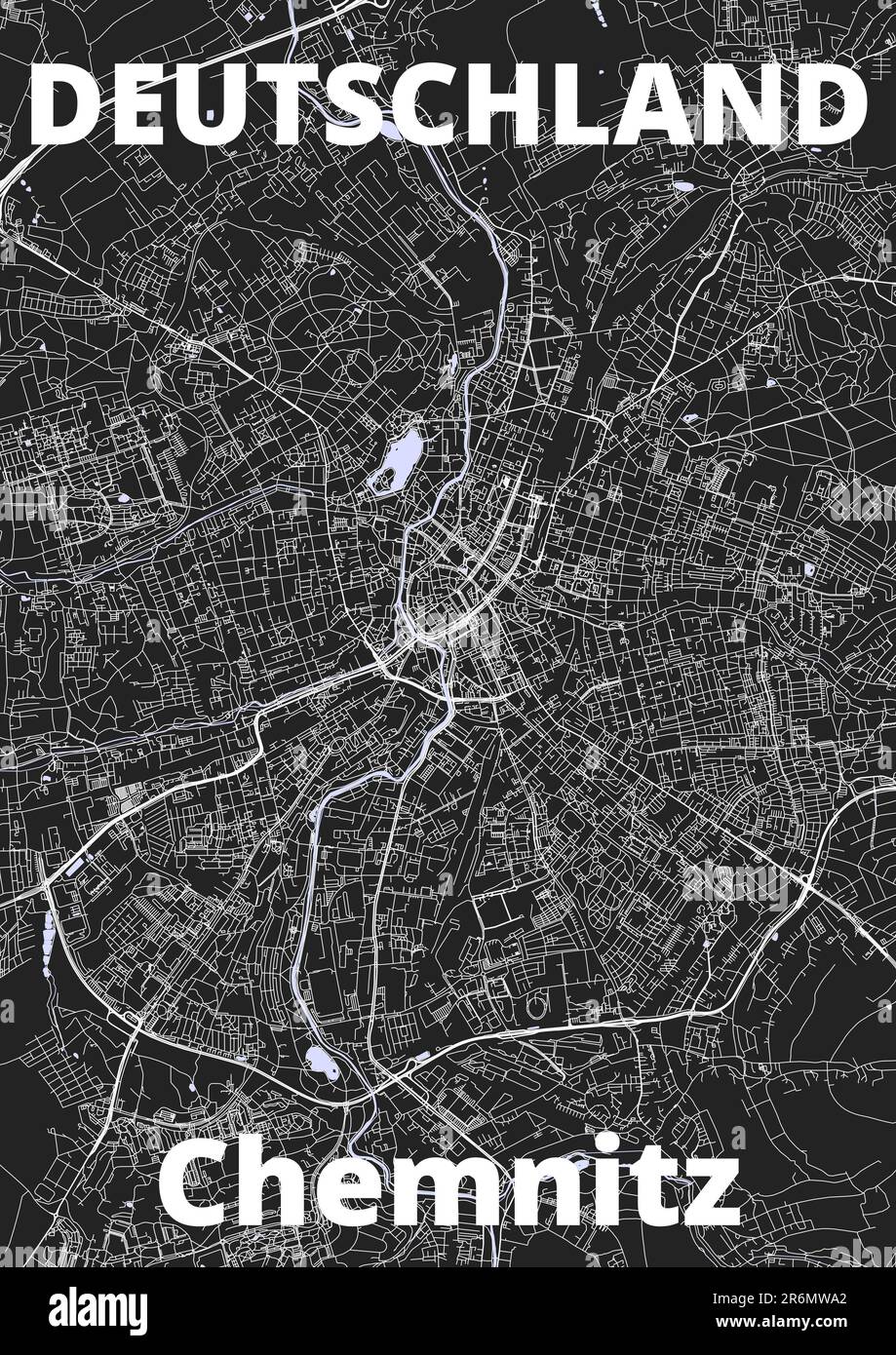 Map of chemnitz hi-res stock photography and images - Alamy