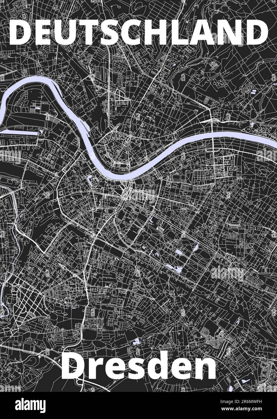 Map of dresden germany hi-res stock photography and images - Alamy