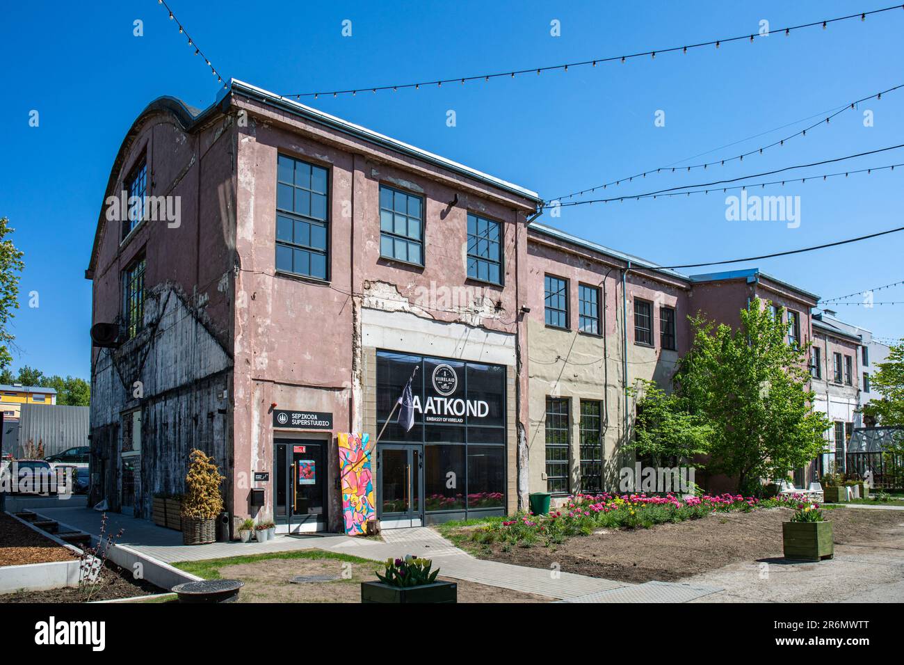 Põhjala tehas, former rubber factory, at Marati 5 in Kopli district of ...