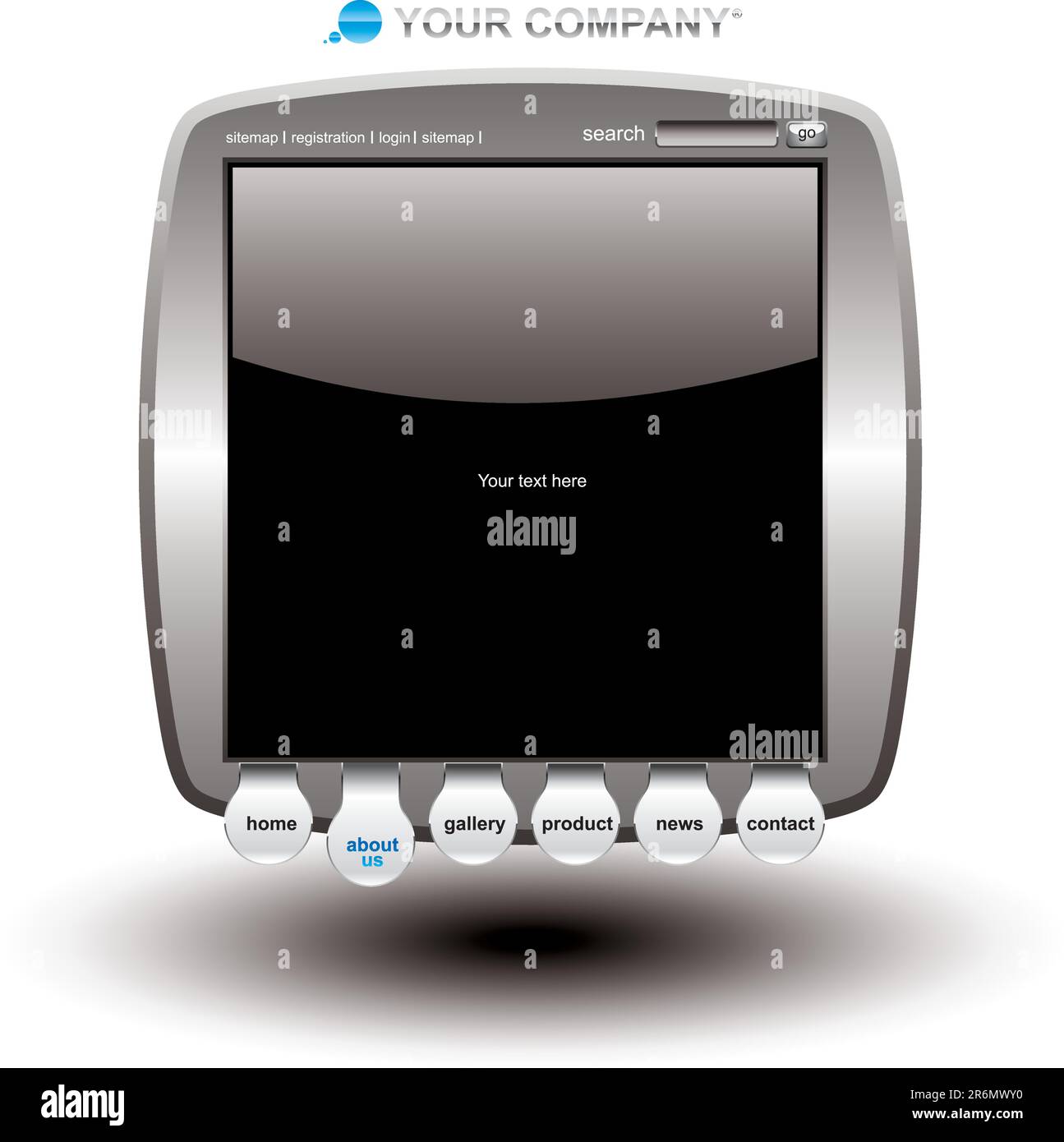 Hight tech screen Stock Vector Image & Art - Alamy