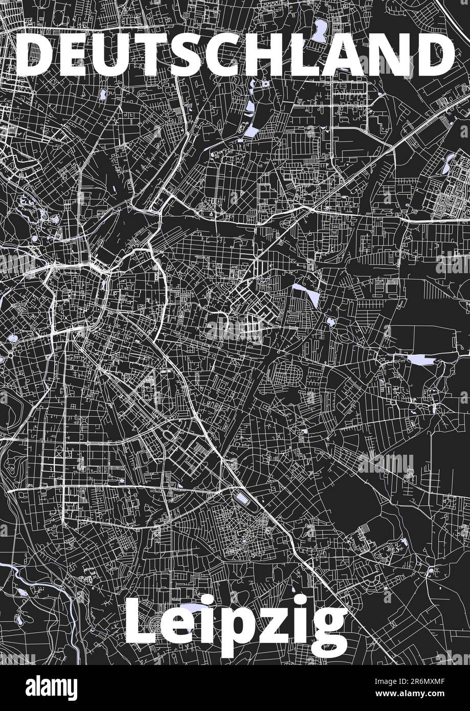 Retro leipzig map hi-res stock photography and images - Alamy