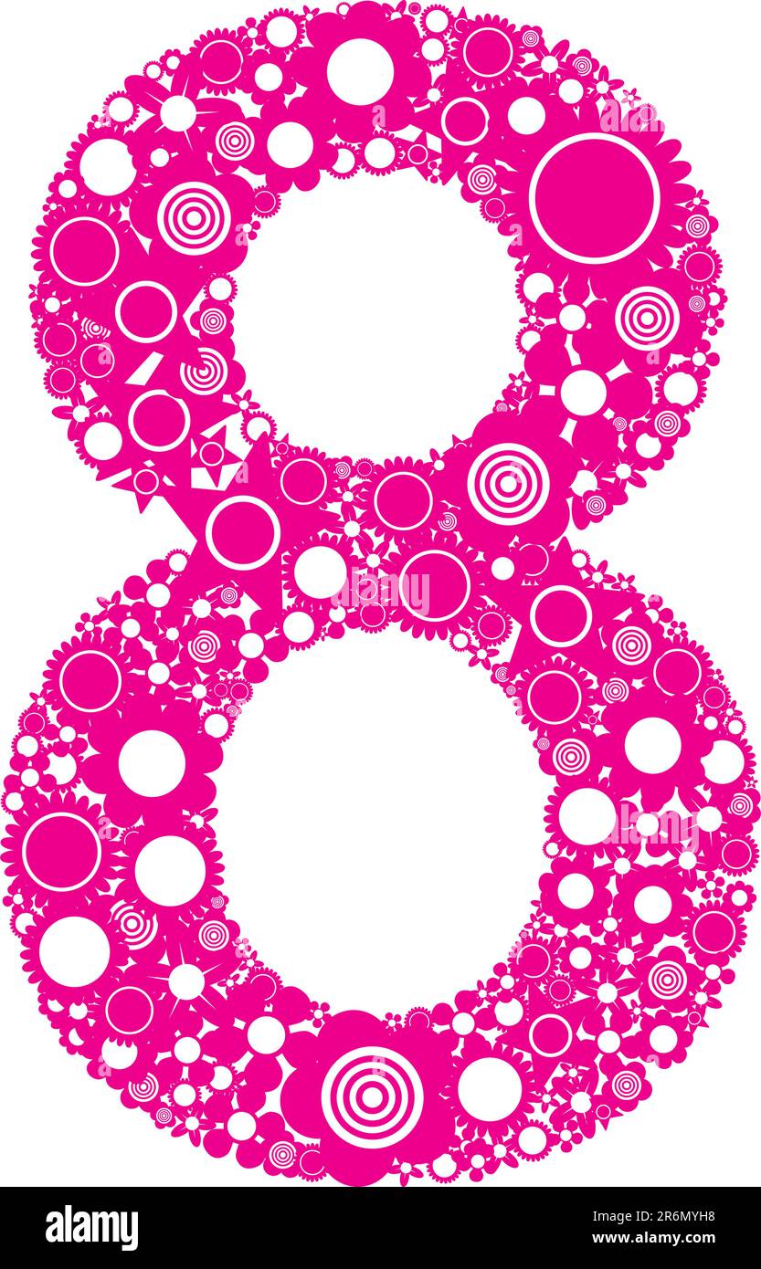 Eighth figure Stock Vector Images - Alamy