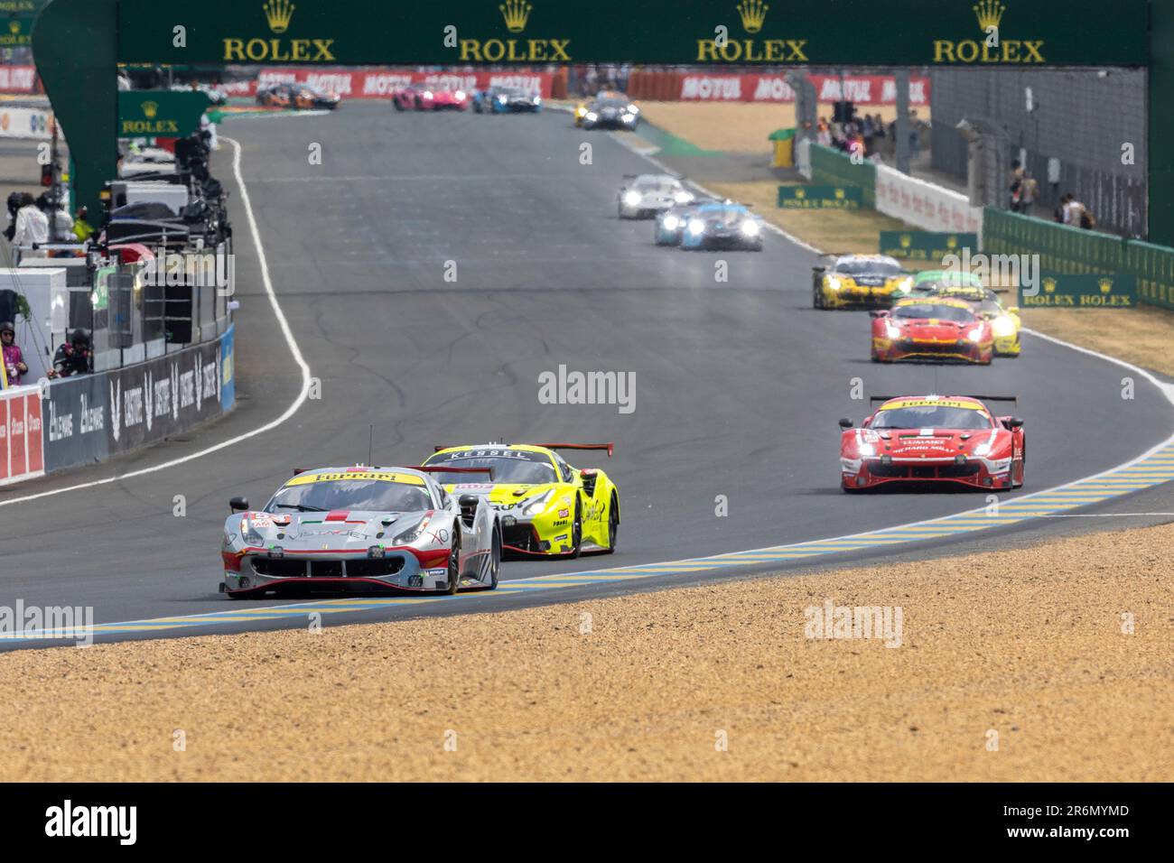 Le Mans, France. 10th June, 2023. 54 FLOHR Thomas (swi), CASTELLACCI ...