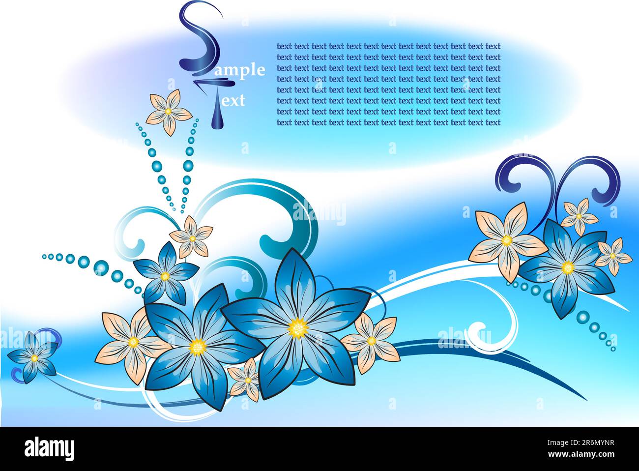 vector fantasy flower illustration Stock Vector Image & Art - Alamy