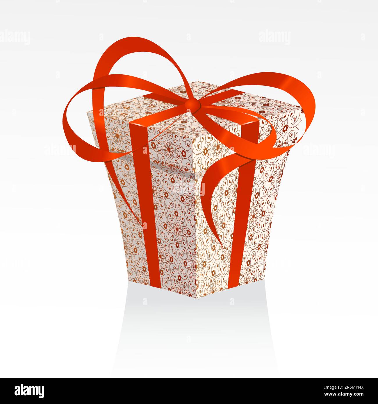 Beautiful box with a Christmas gift Stock Vector Image & Art - Alamy