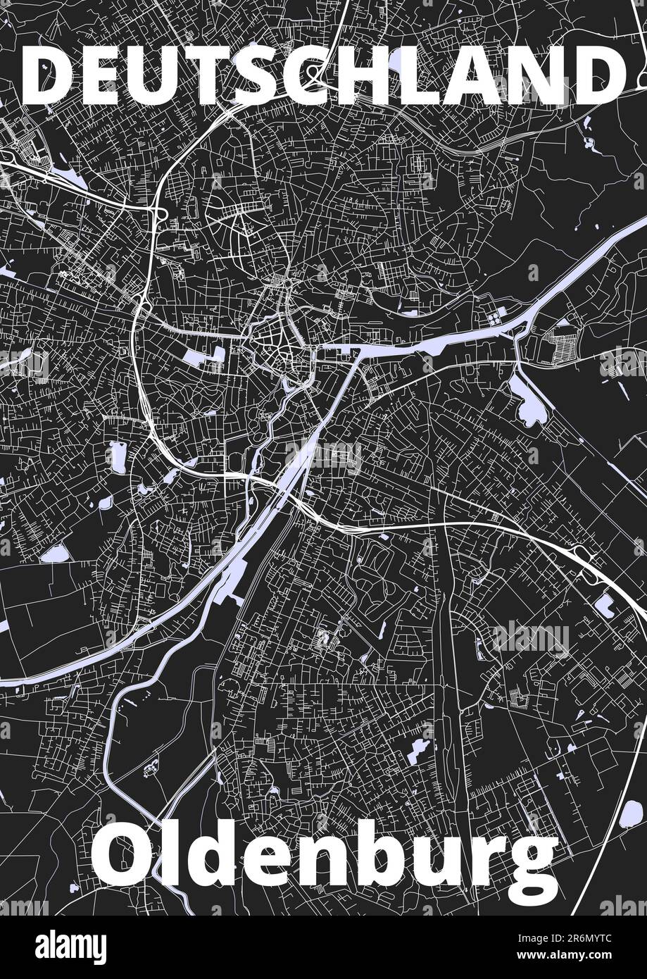 Oldenburg map hi-res stock photography and images - Alamy