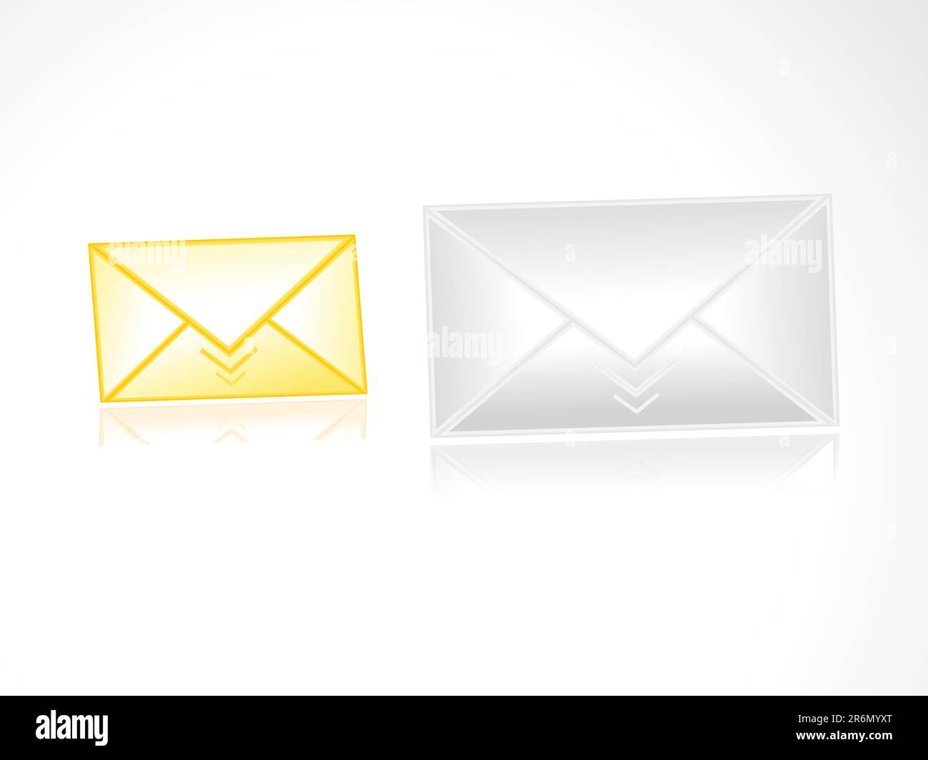 abstract mail icon vector illustration Stock Vector Image & Art - Alamy