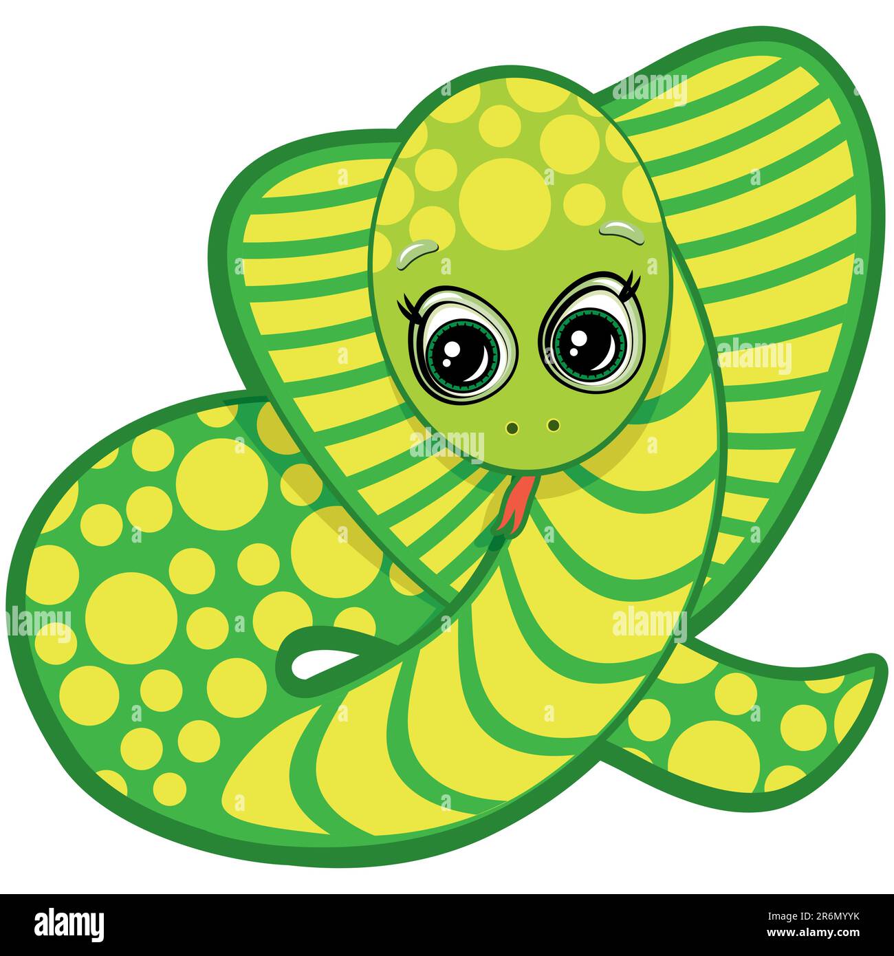 Little snake - one of the symbols of the Chinese horoscope Stock Vector ...
