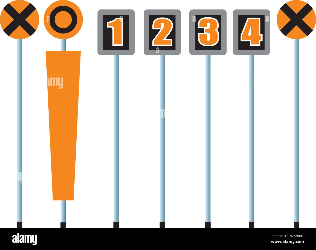 Football down marker Cut Out Stock Images & Pictures - Alamy