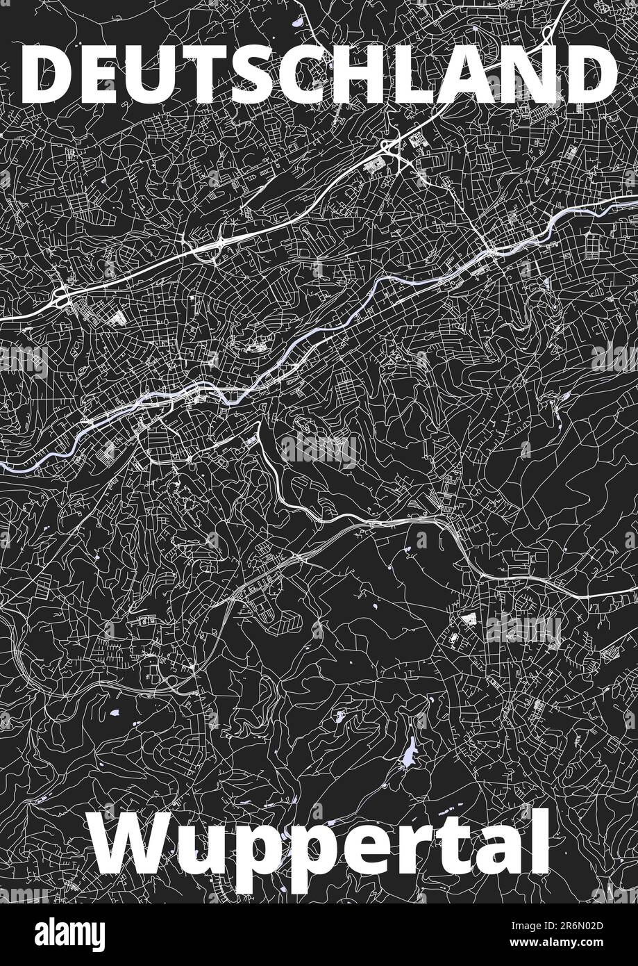 Map of wuppertal hi-res stock photography and images - Alamy