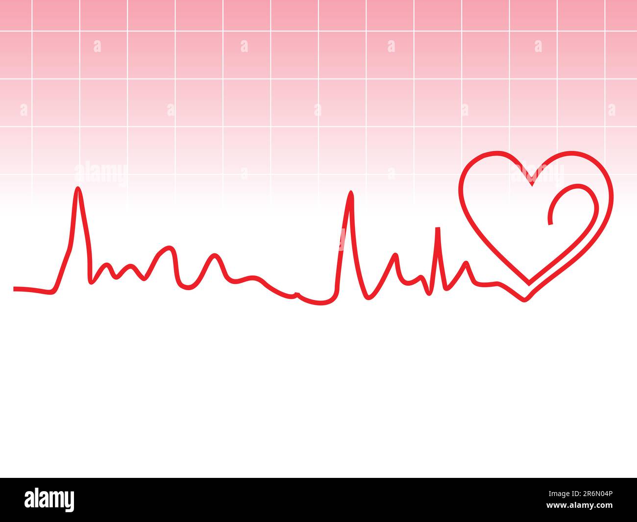 abstract heart beat with pink background Stock Vector Image & Art - Alamy
