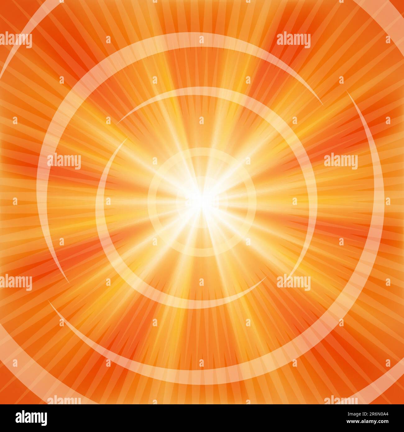 Vector Bright Orange rays. Illustration for your design Stock Vector ...
