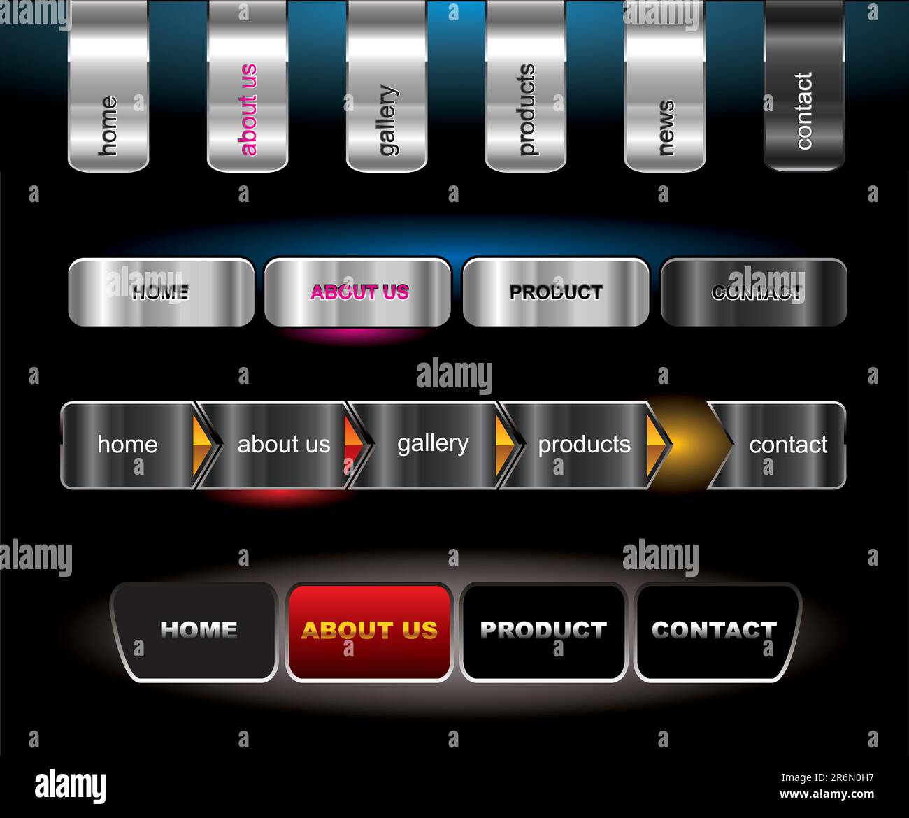 Metallic copy space Stock Vector Images - Alamy