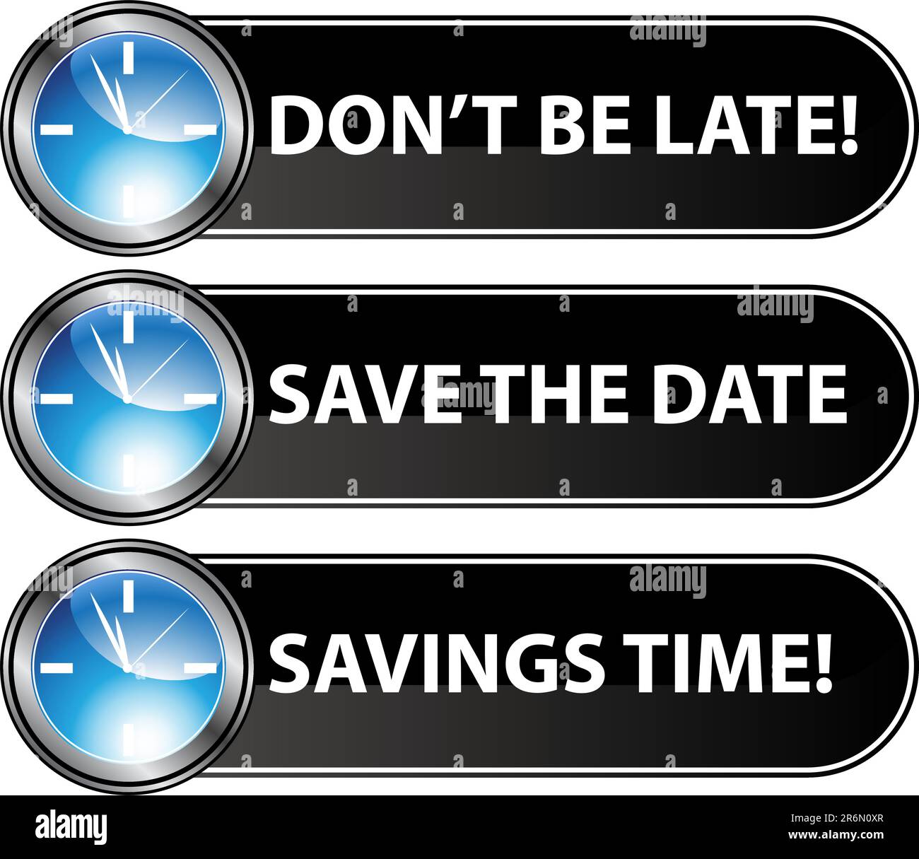 Save date button Stock Vector Images - Alamy