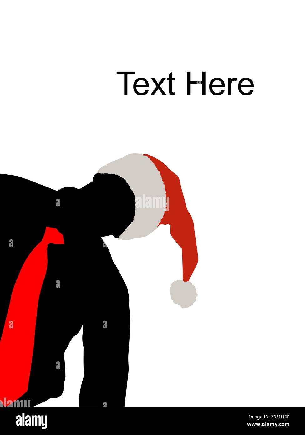 Christmas santa hat business Stock Vector Images - Alamy