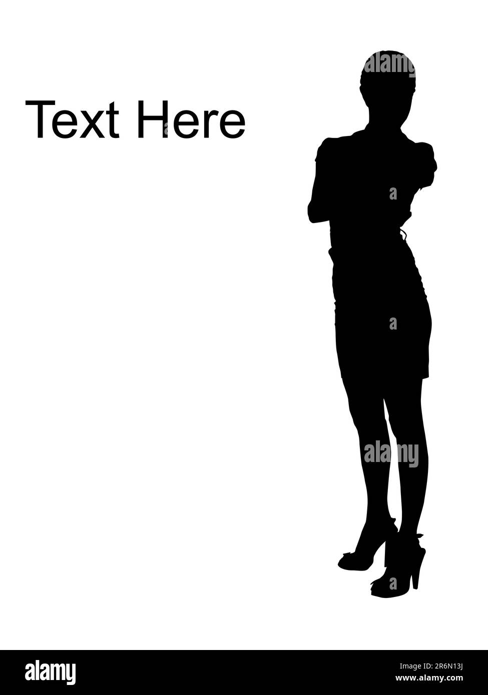 Side view female young Stock Vector Images - Alamy