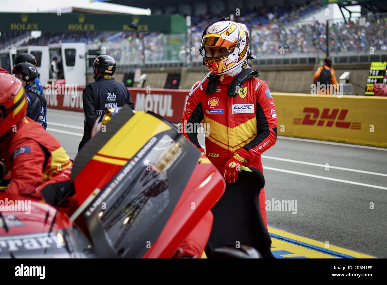 Le Mans, France. 10th June 2023. PIER GUIDI Alessandro (ita), Ferrari ...