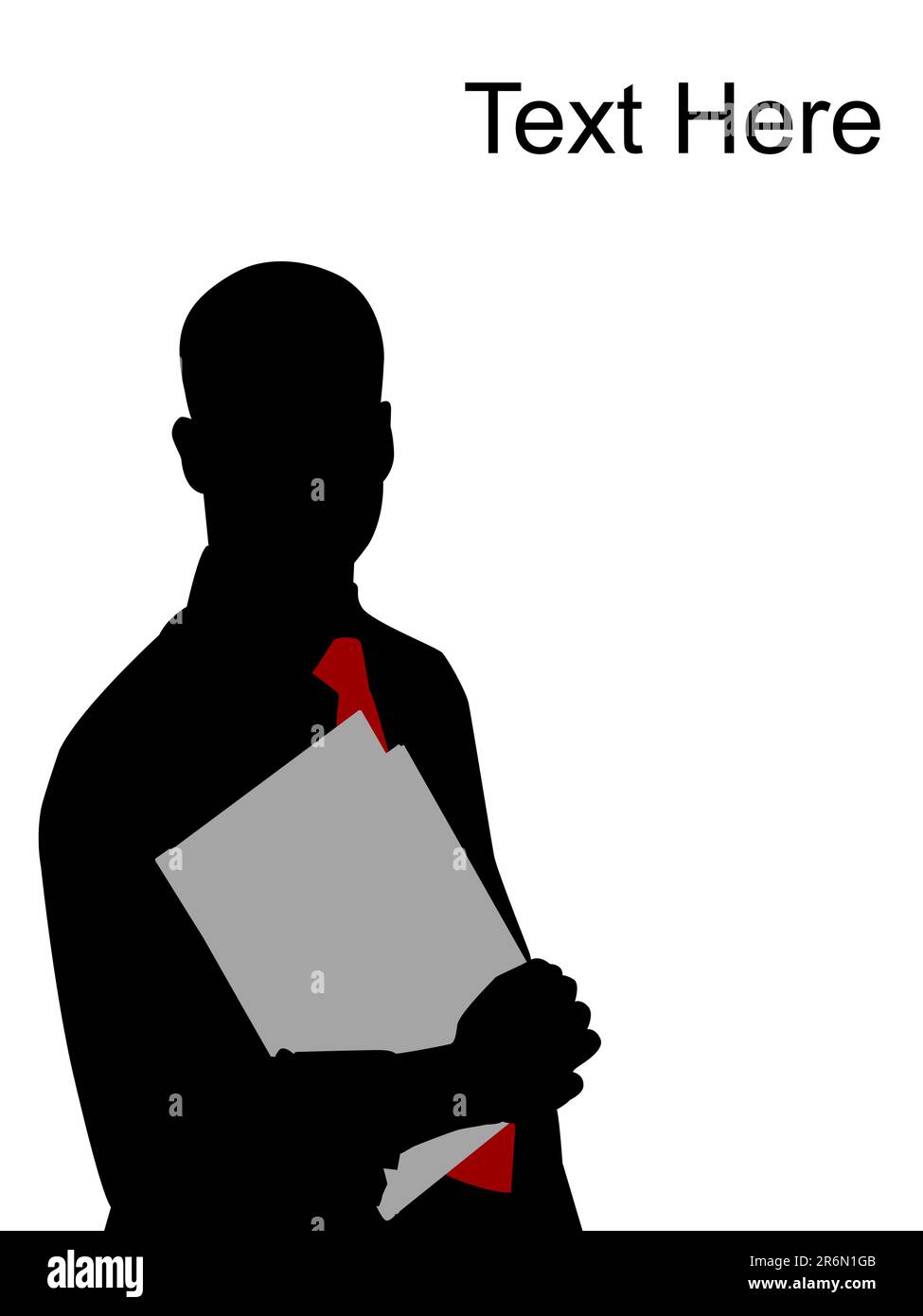 businessman man holding folders Stock Vector Image & Art - Alamy