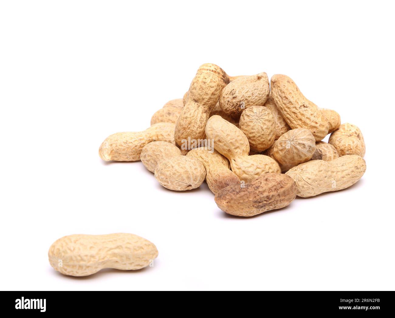 A handful of peanuts for a pod Stock Photo - Alamy
