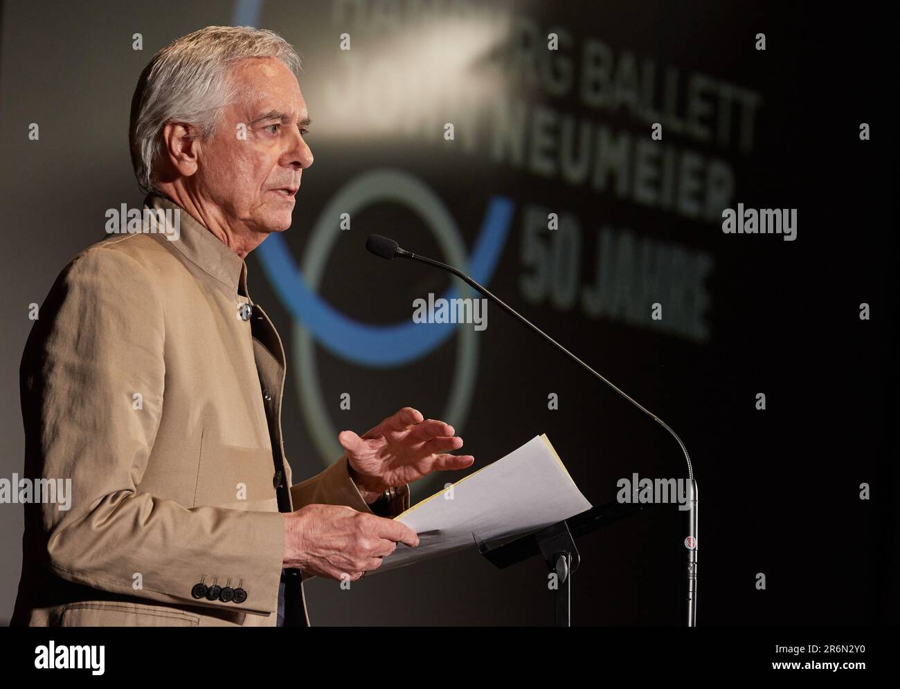 Hamburg, Germany. 10th June, 2023. John Neumeier, artistic director and ...