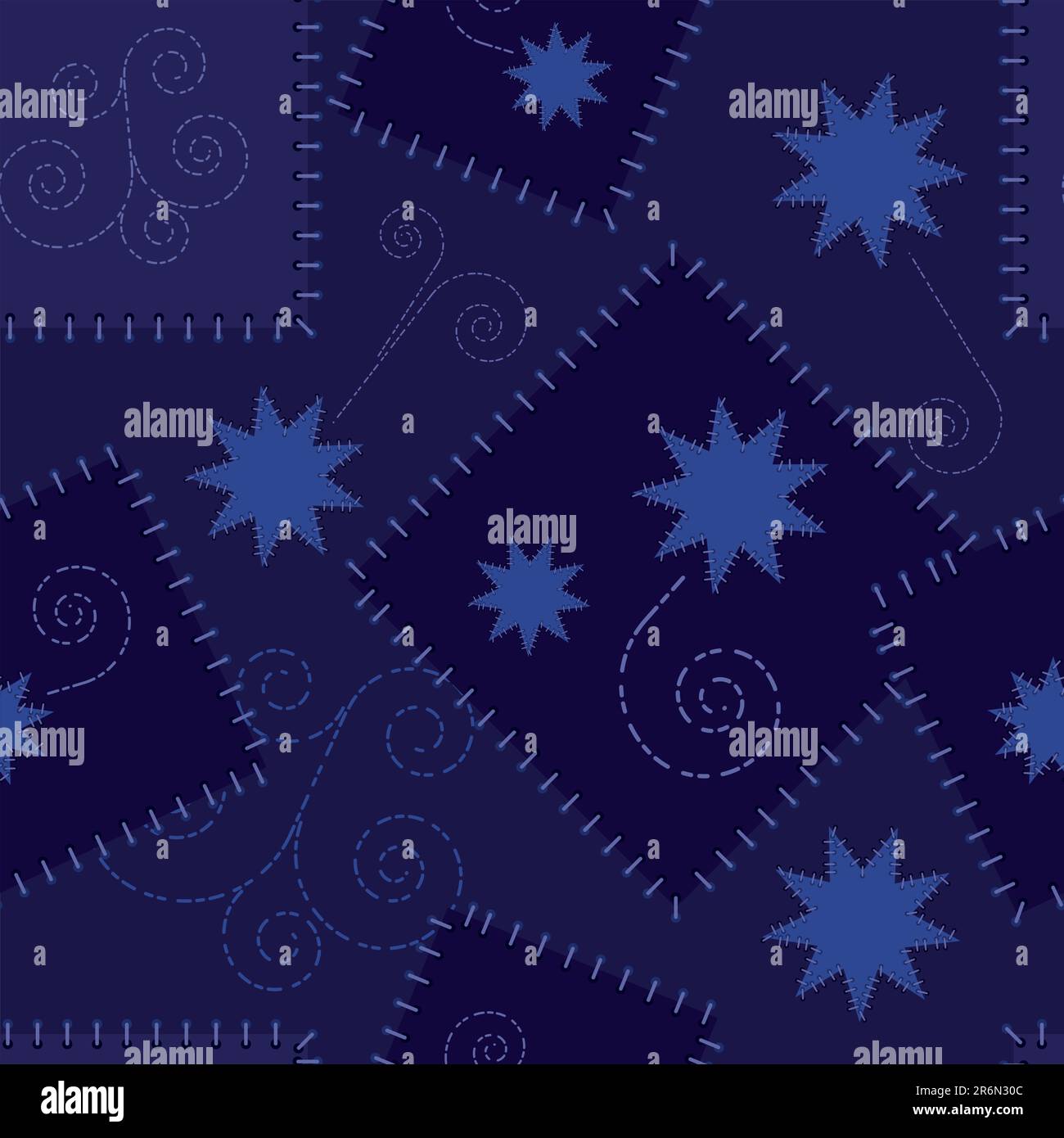 Eps Stars Seamless Repeat Pattern Illustration Stock Vector Image & Art ...