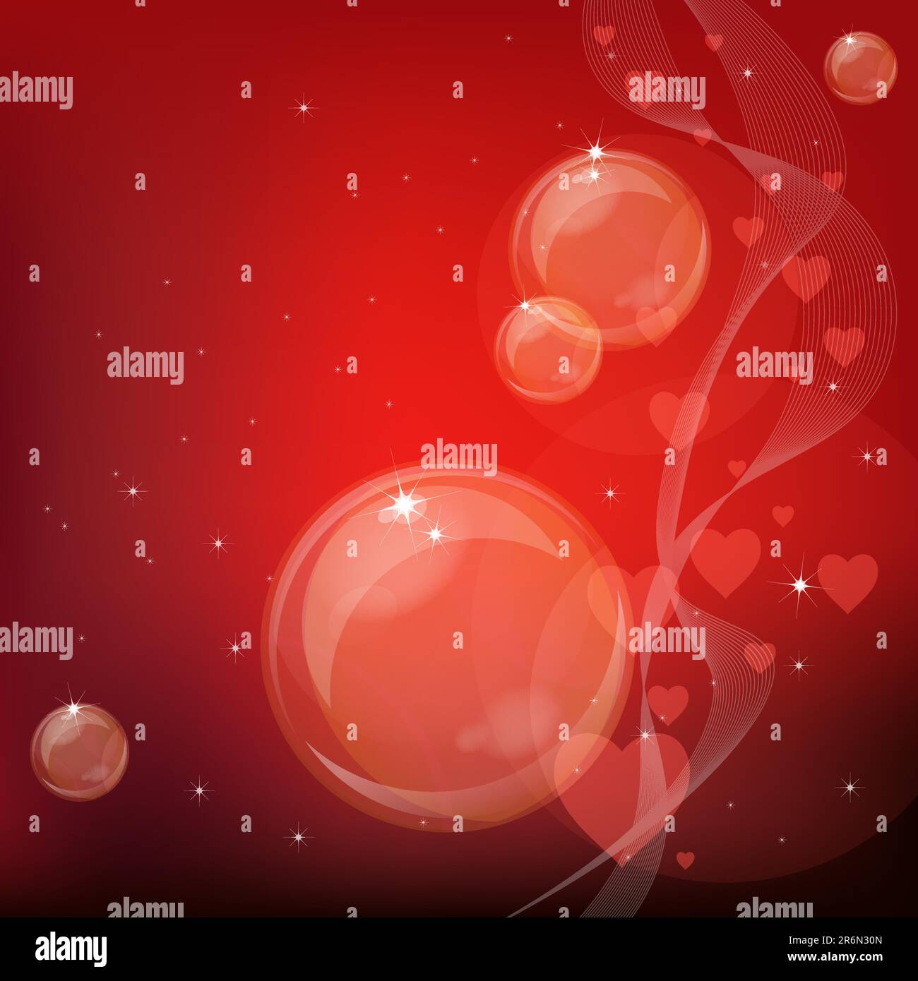 Red bubbles background. Illustration for your design Stock Vector Image ...