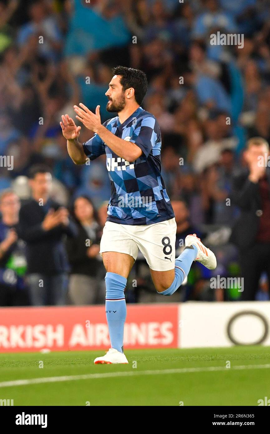 Istanbul, Turkey. 10th June, 2023. Ilkay Gundogan (8) of Manchester ...