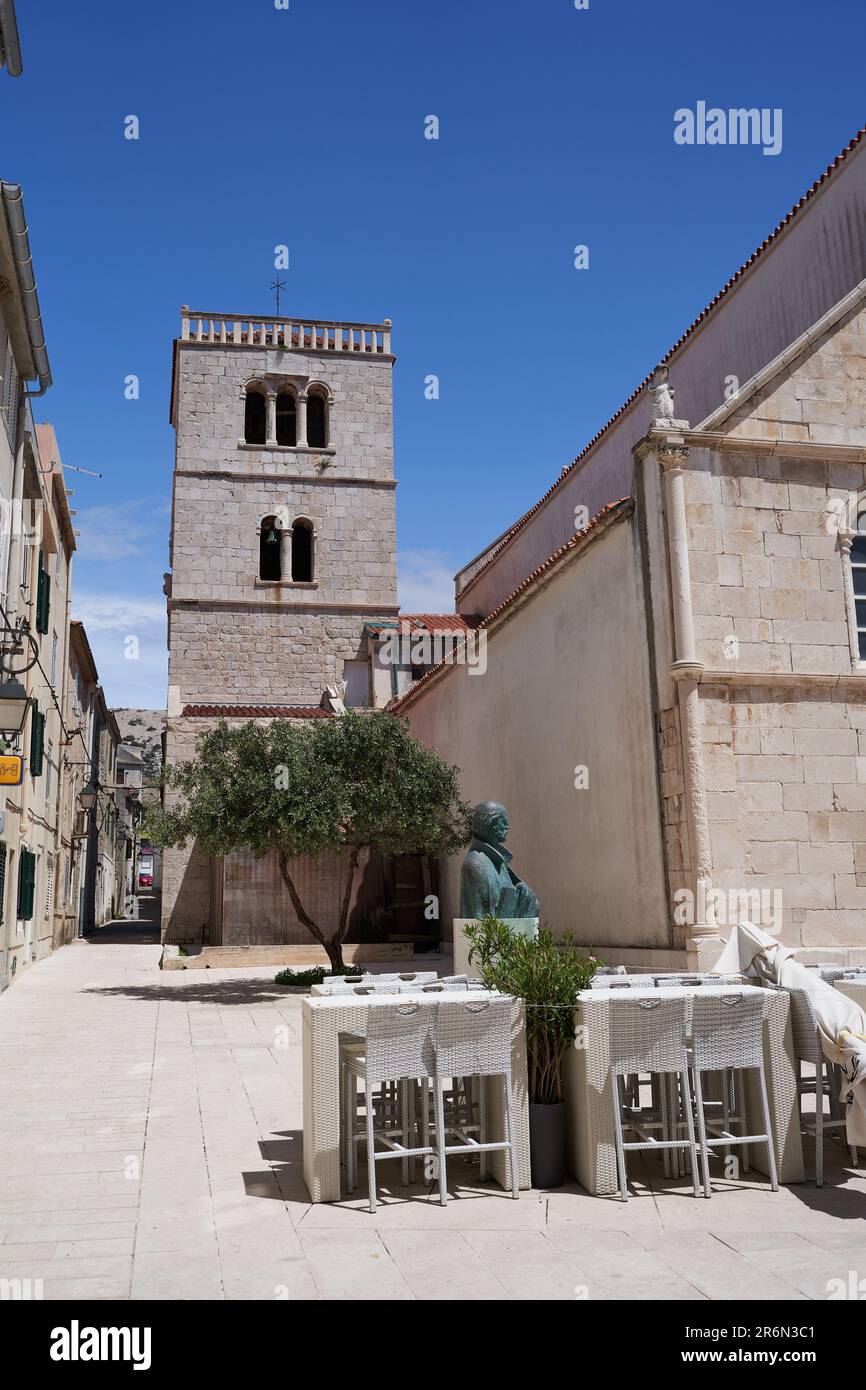 Pag, Croatia - May 19, 2023 - the Church of the Assumption of the ...