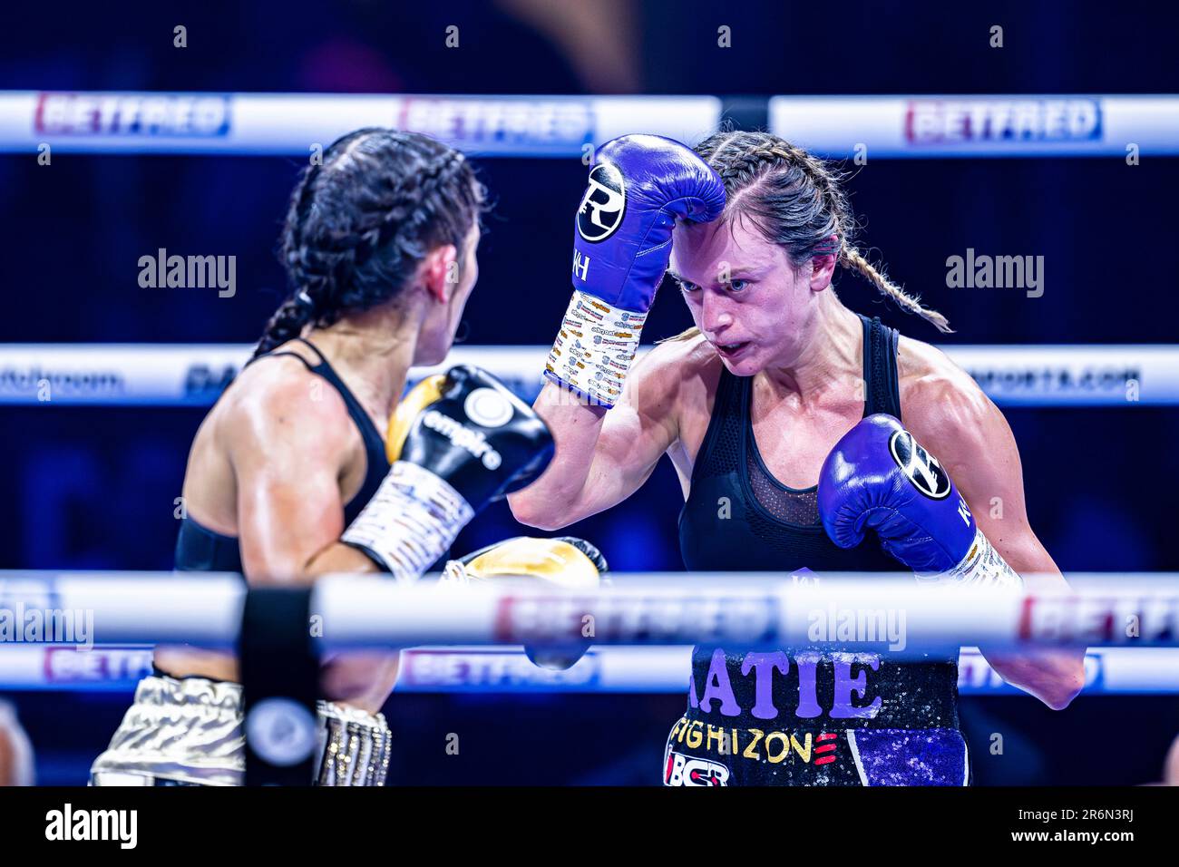 LONDON, UNITED KINGDOM. 10 Jun, 2023. Nina Hughes vs Katie Healy - WBA ...