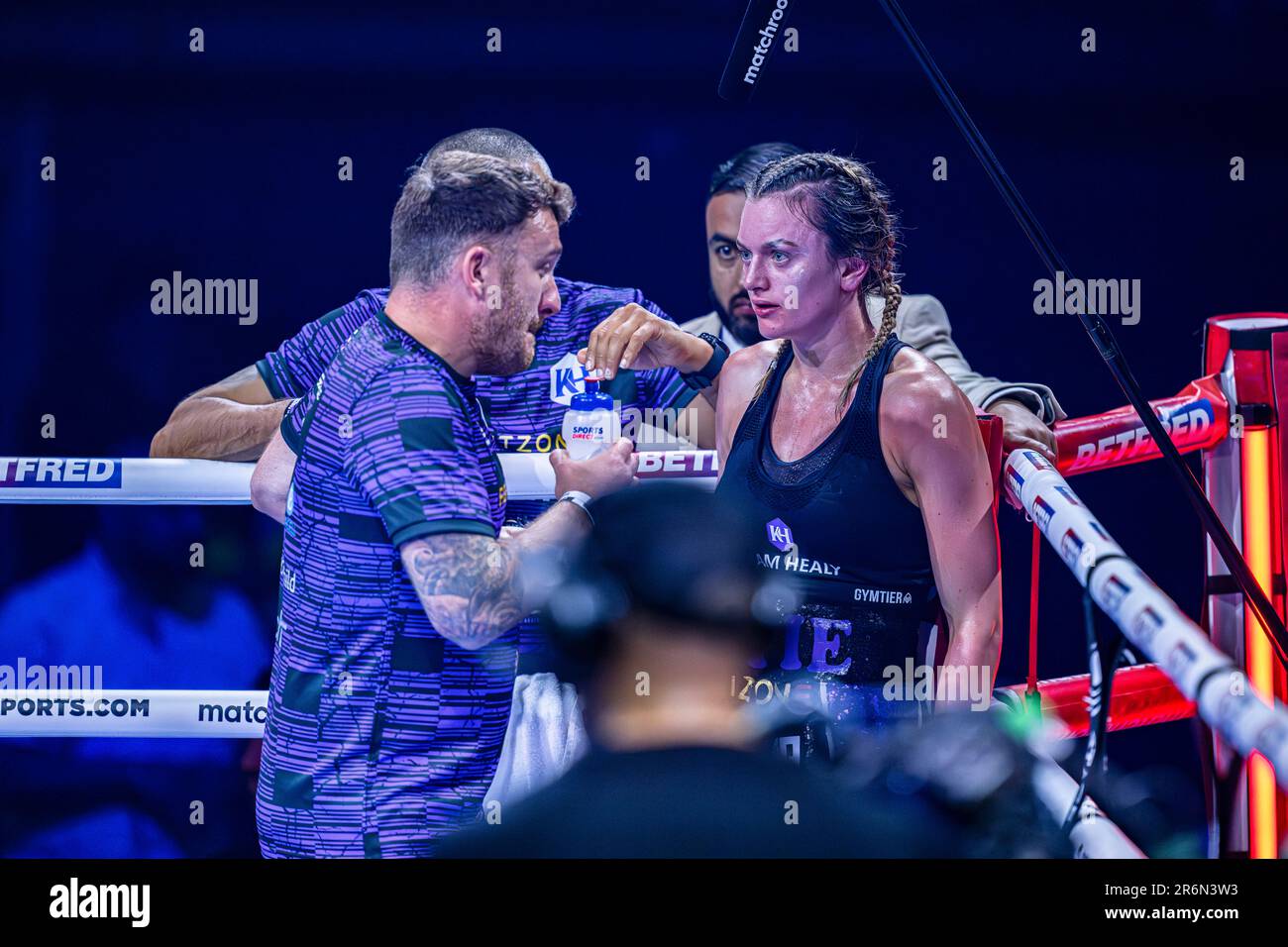 LONDON, UNITED KINGDOM. 10 Jun, 2023. Nina Hughes vs Katie Healy - WBA ...