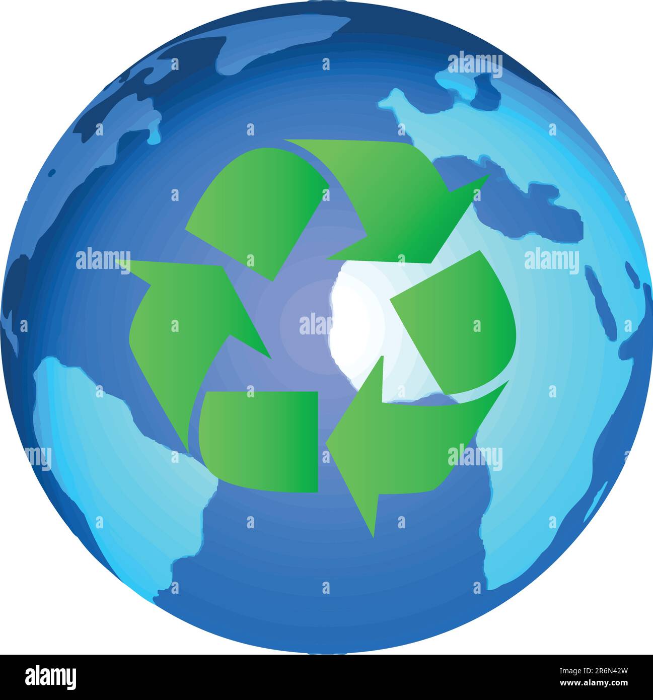 A vector representing the recycling symbol Stock Vector Image & Art - Alamy
