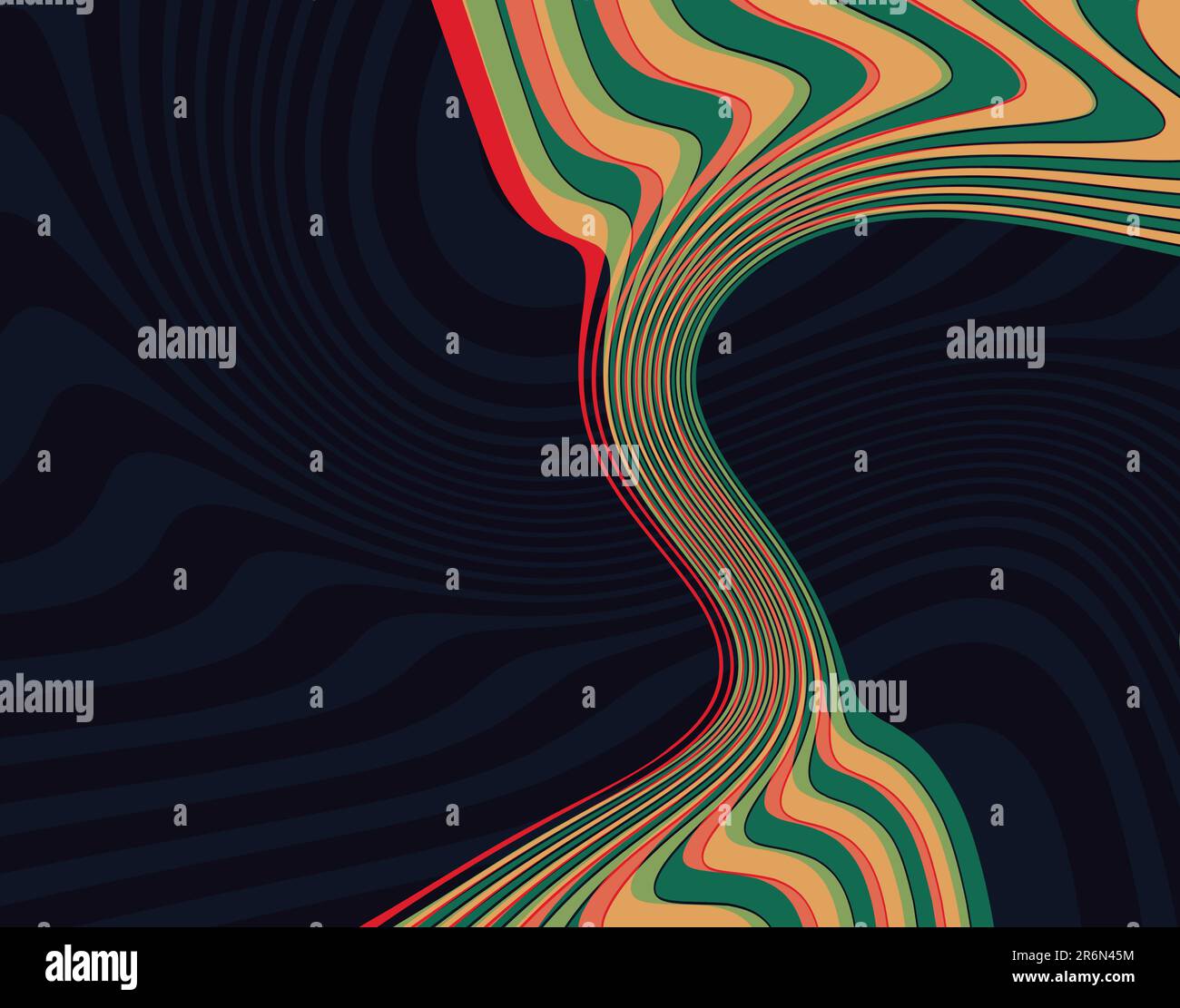 Abstract editable vector background of curved lines Stock Vector Image ...