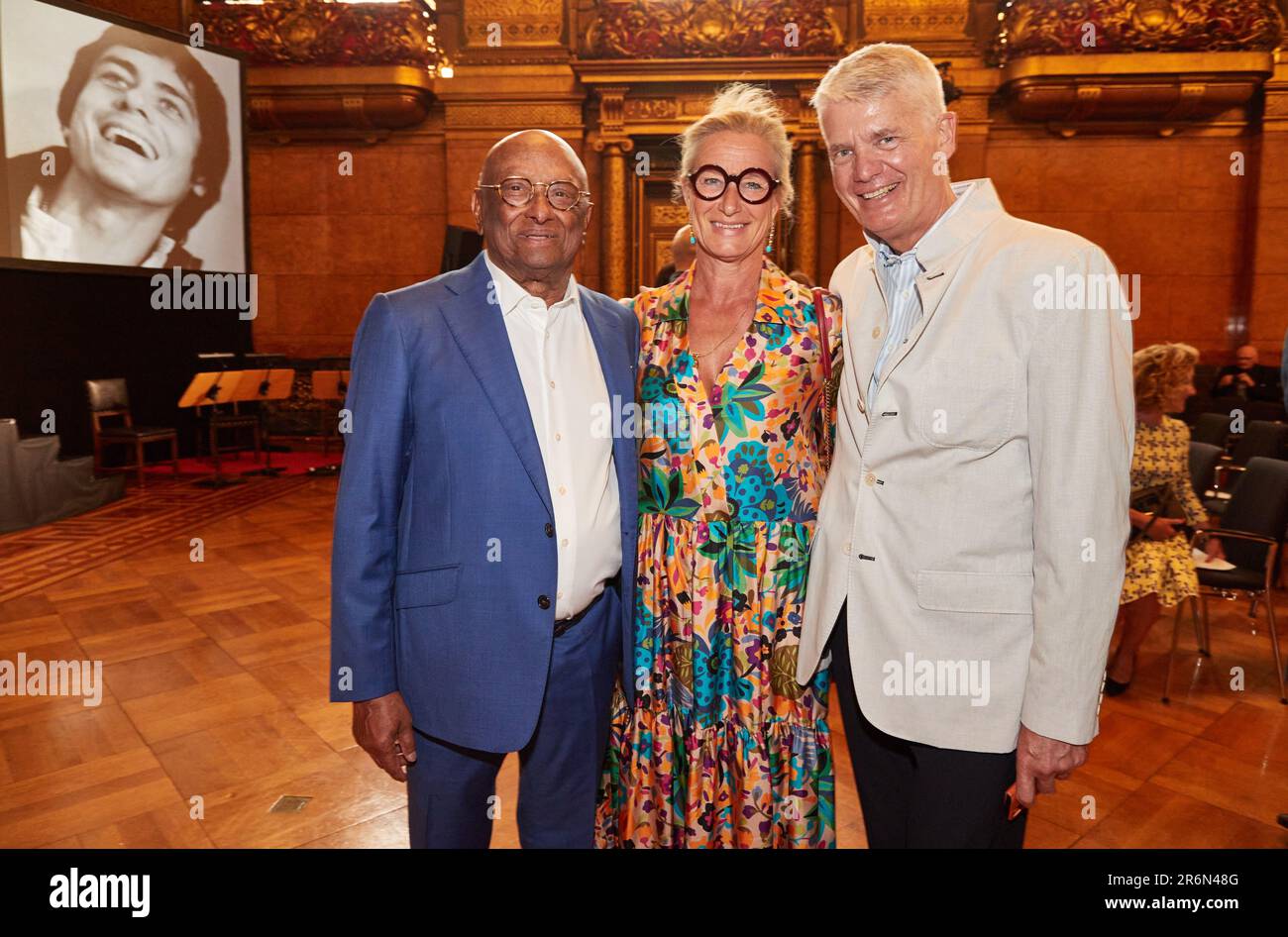 Hamburg, Germany. 10th June, 2023. Ian Karan (l-r), former Senator for ...