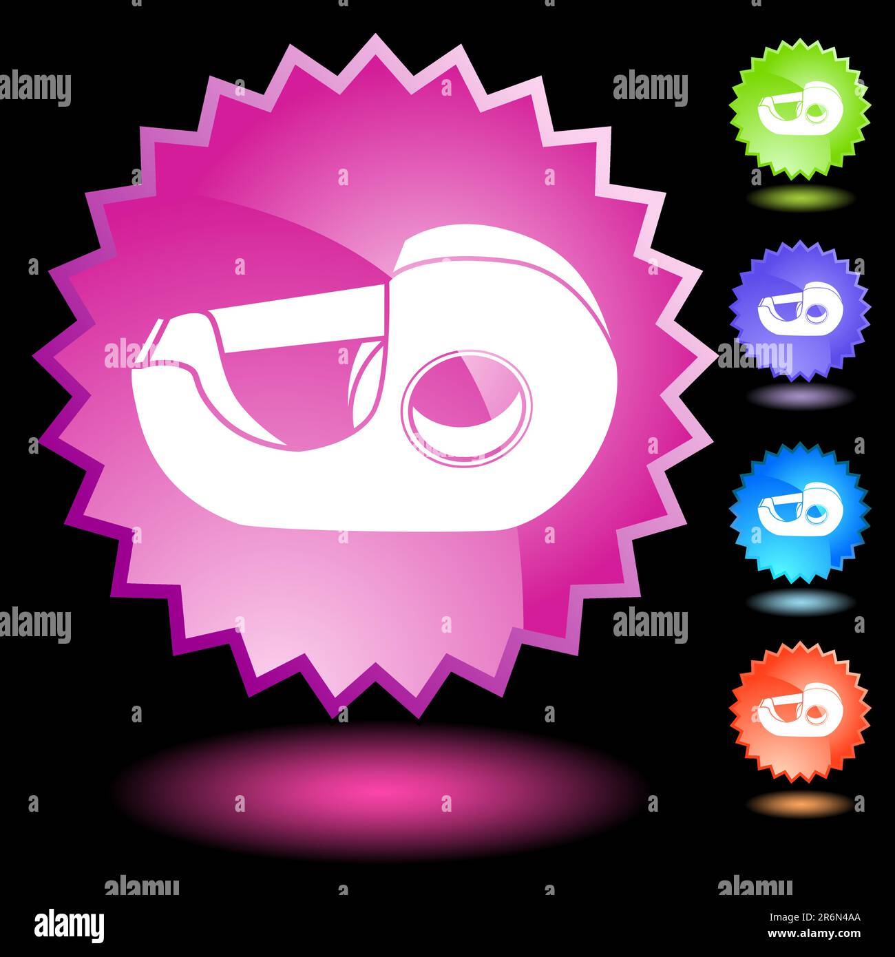 Neon icons hi-res stock photography and images - Alamy