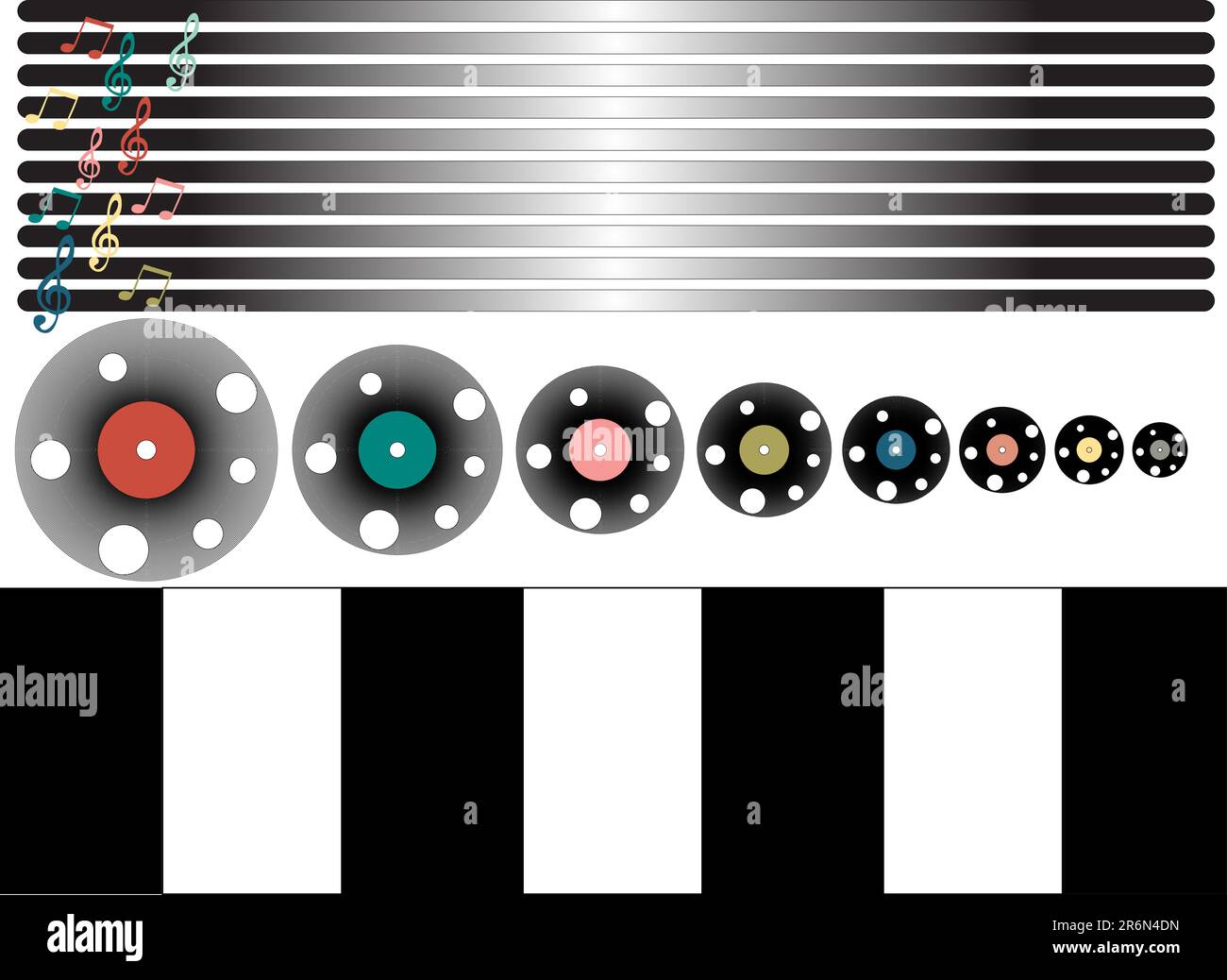 Vector Music, disco themed illustration Stock Vector Image & Art - Alamy