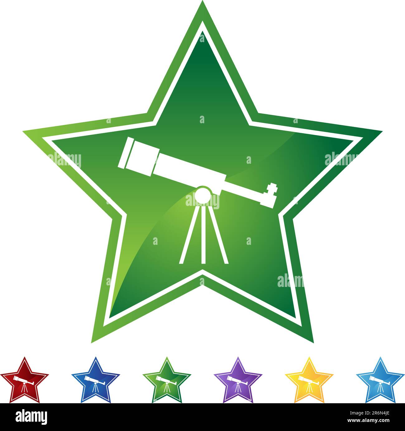 An image of a telescope Stock Vector Image & Art - Alamy