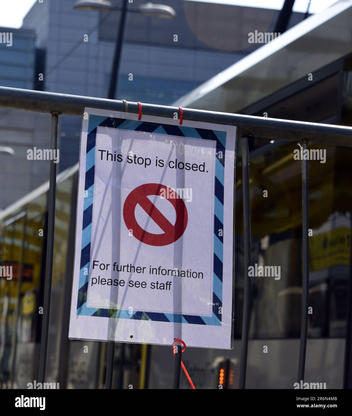 Tram stops closed hi-res stock photography and images - Alamy