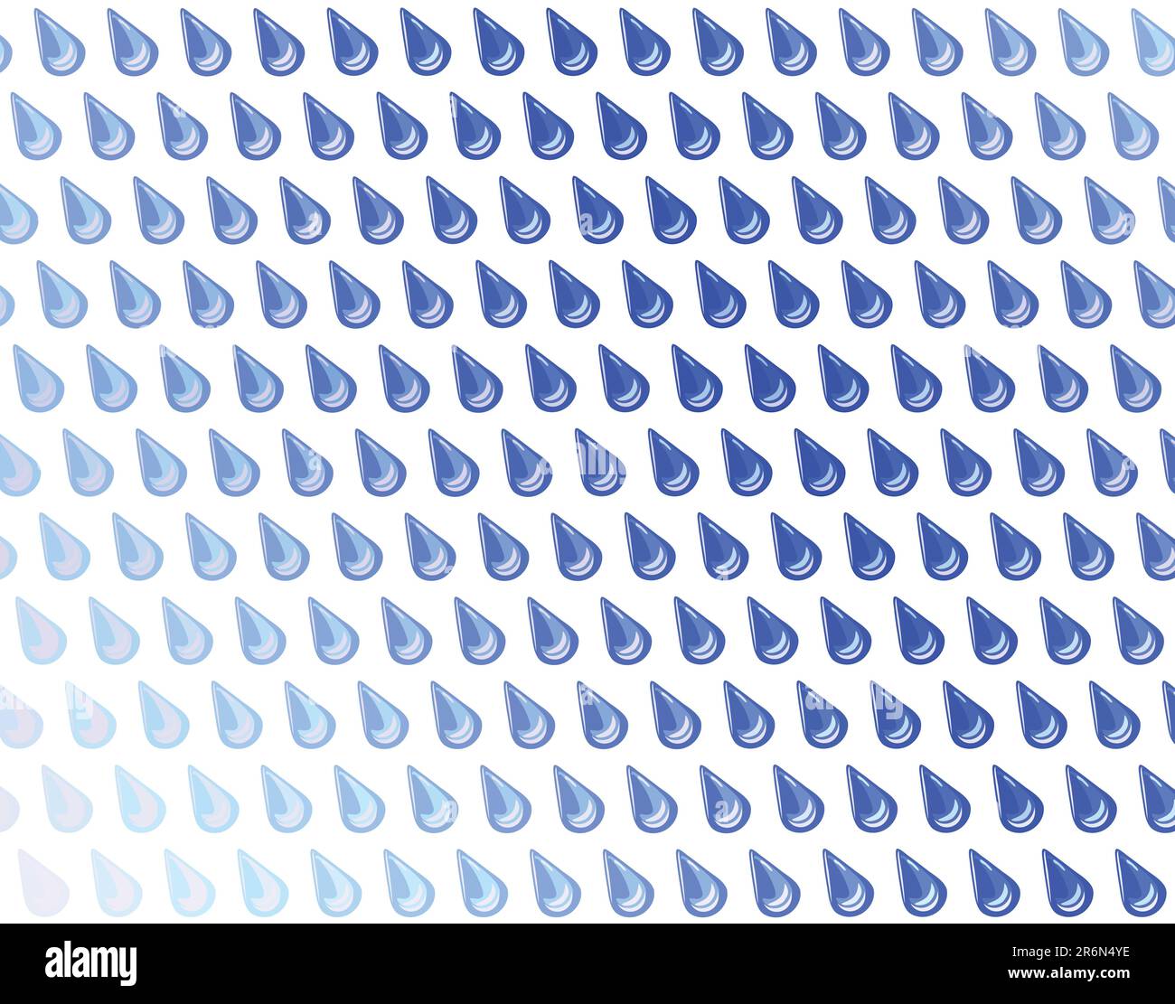 Editable vector illustration of drops of rain Stock Vector Image & Art ...