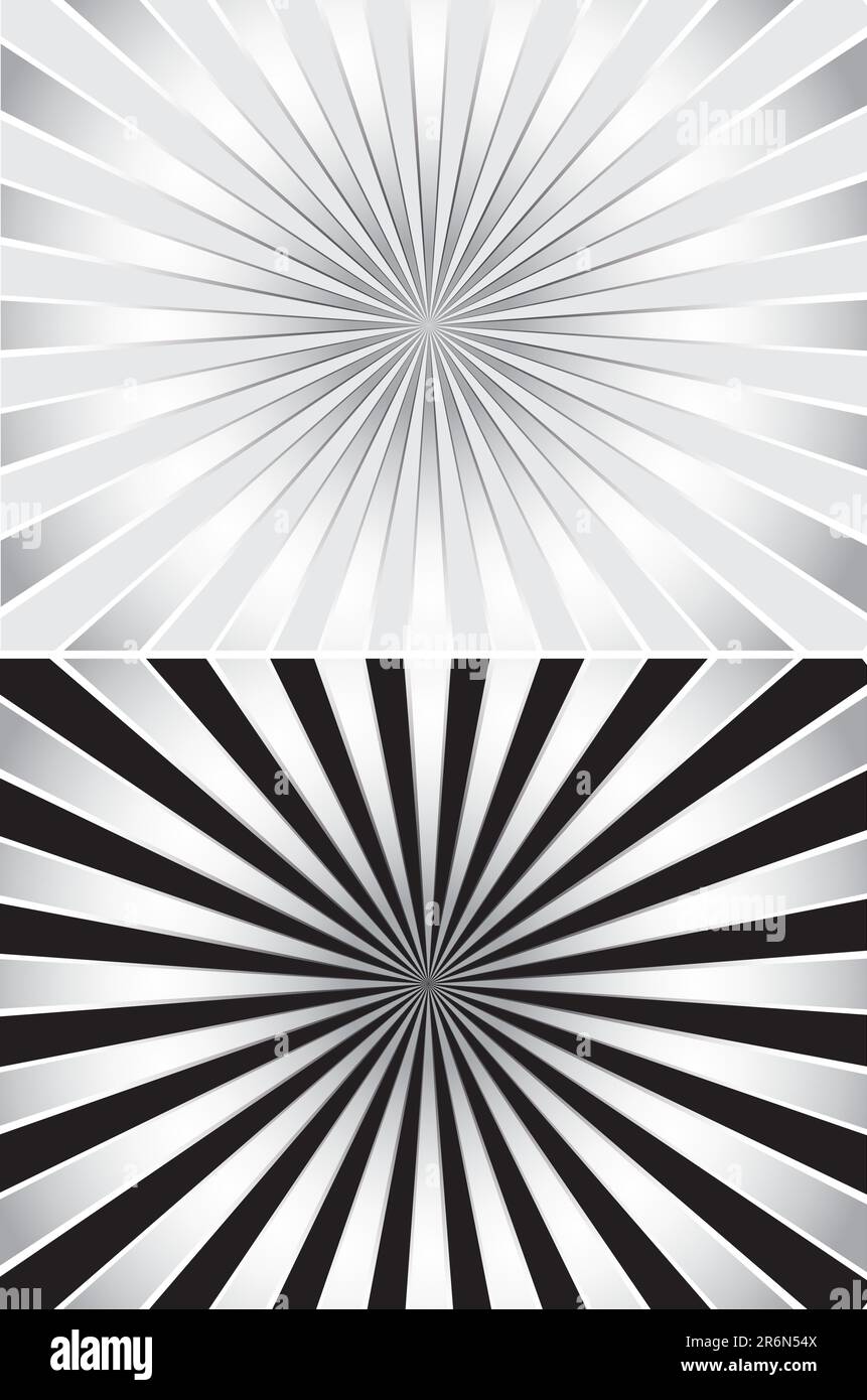 Silver and black ray background Stock Vector Image & Art - Alamy