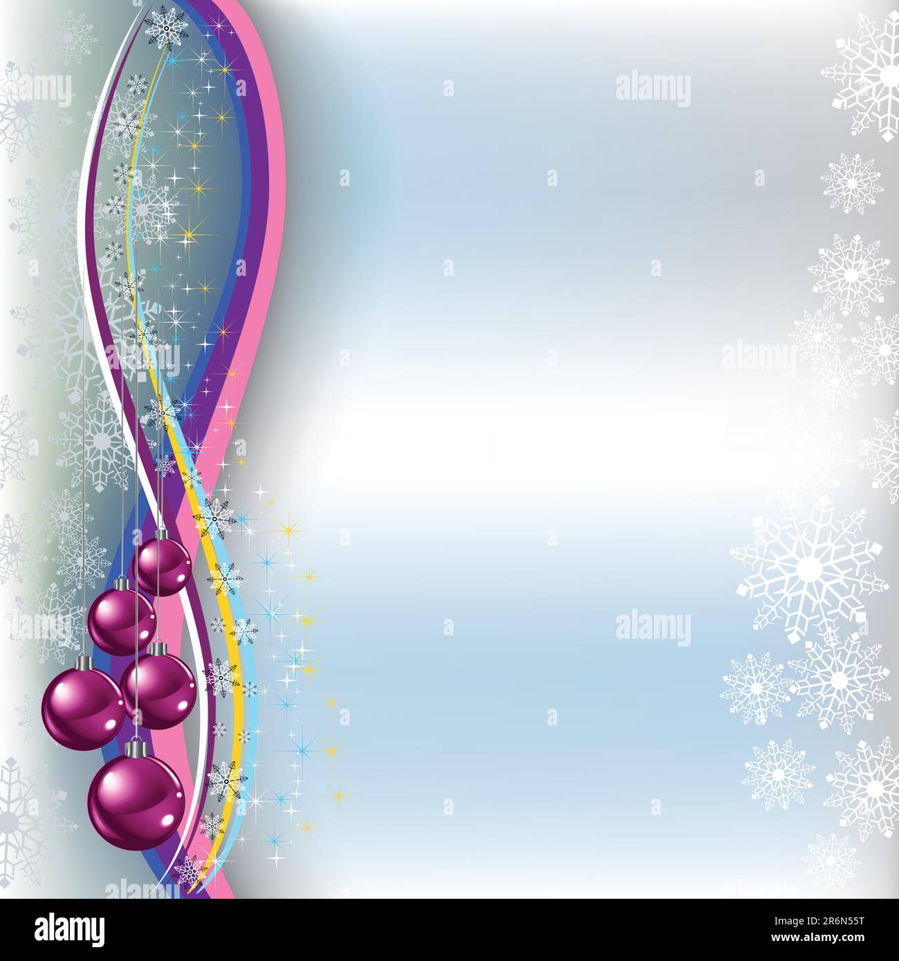 Blue pink christmas balls Stock Vector Images - Alamy