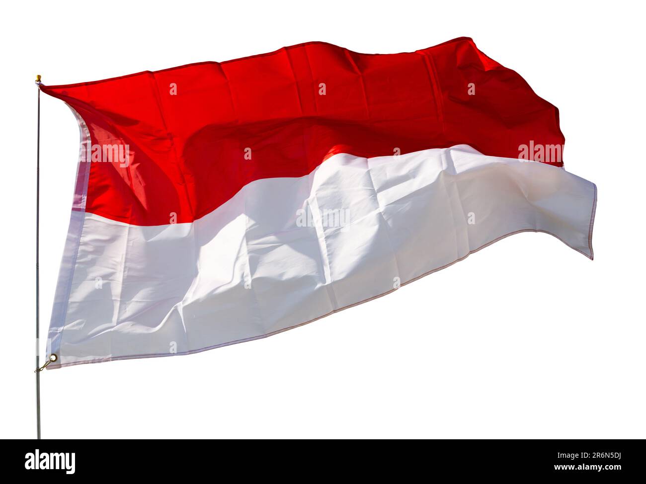 Flag of indonesia flying Stock Photo - Alamy
