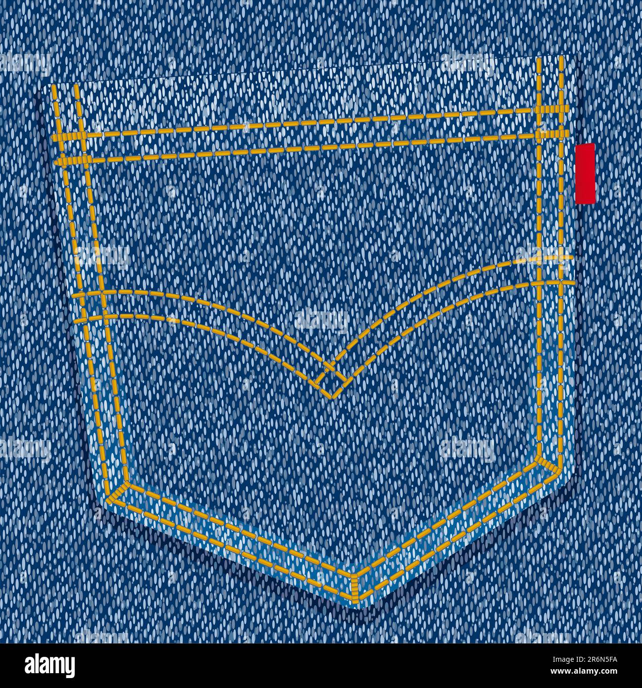 Jeans texture seam blue Stock Vector Images - Alamy