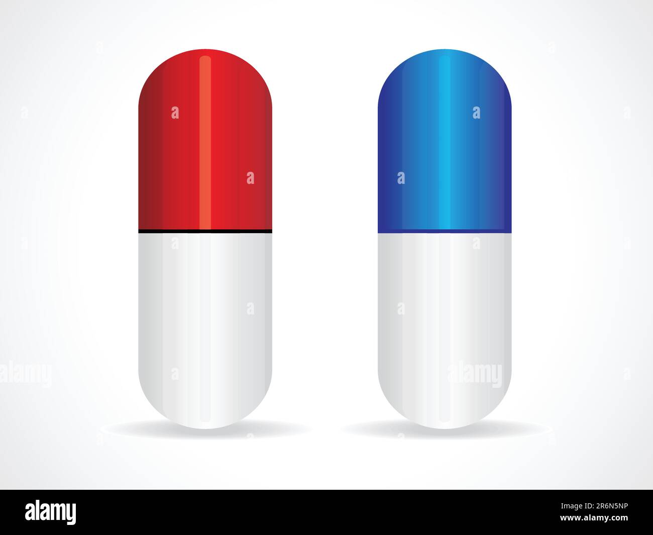 Red capsule illustration vector hi-res stock photography and images - Alamy