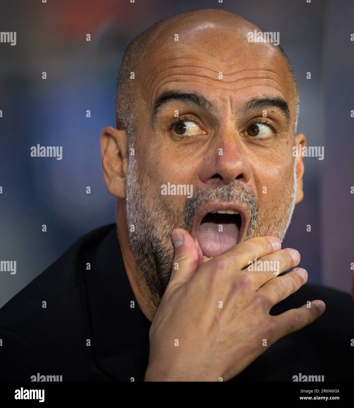 Istanbul, Turkey. 10th Jun 2023. Trainer Pep Guardiola (City ...
