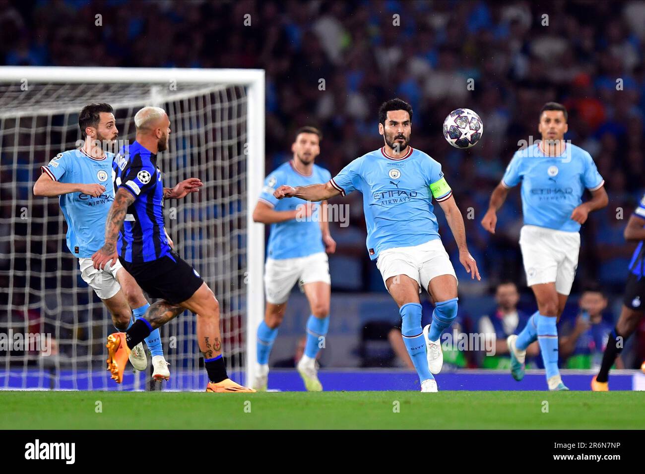 Istanbul, Turkey. 10th June, 2023. Ilkay Gundogan (8) of Manchester ...