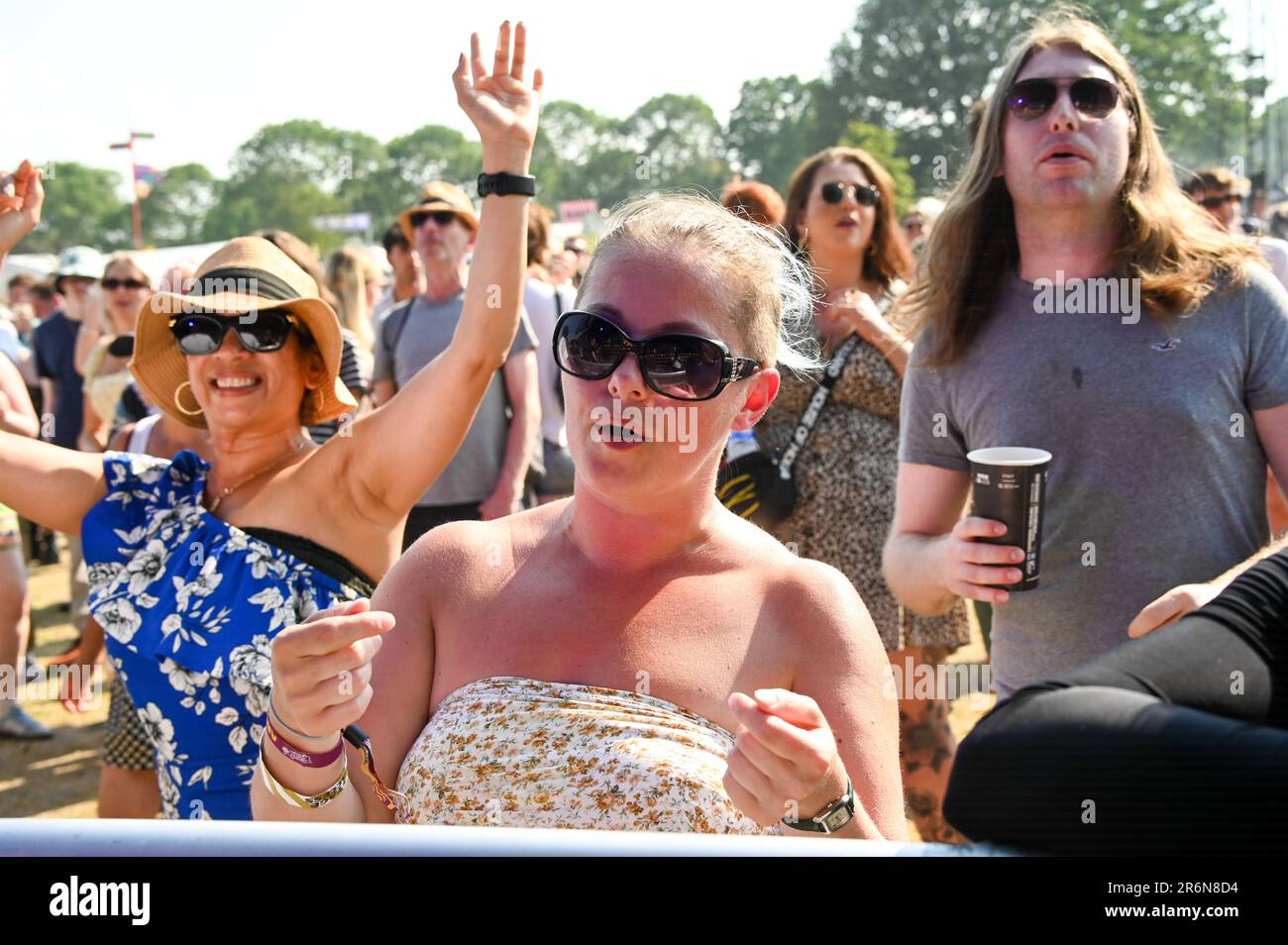 London, UK. 10th June, 2023. Dutty Moonshine Big Band performs at the ...