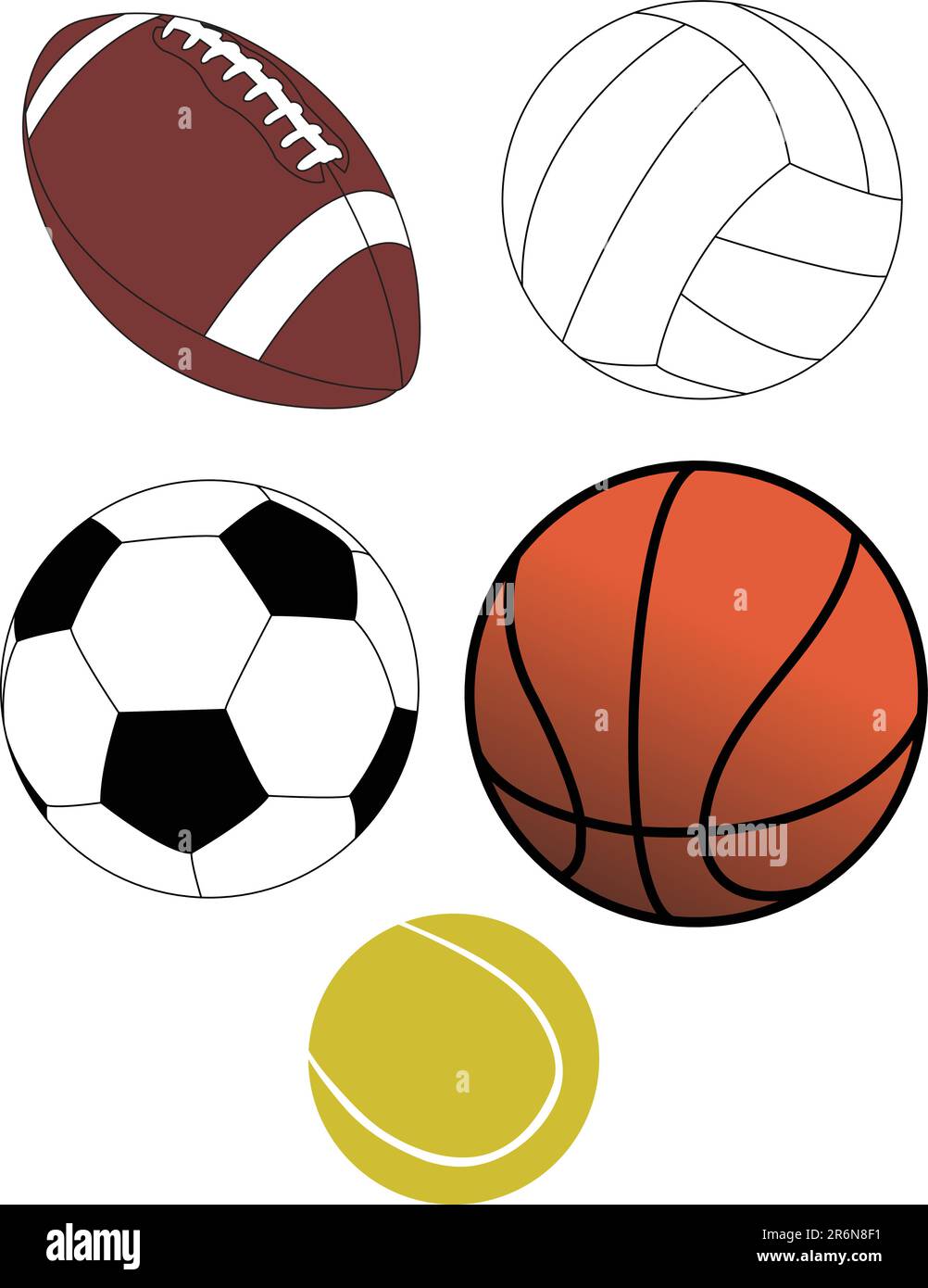 ball collection - vector Stock Vector Image & Art - Alamy